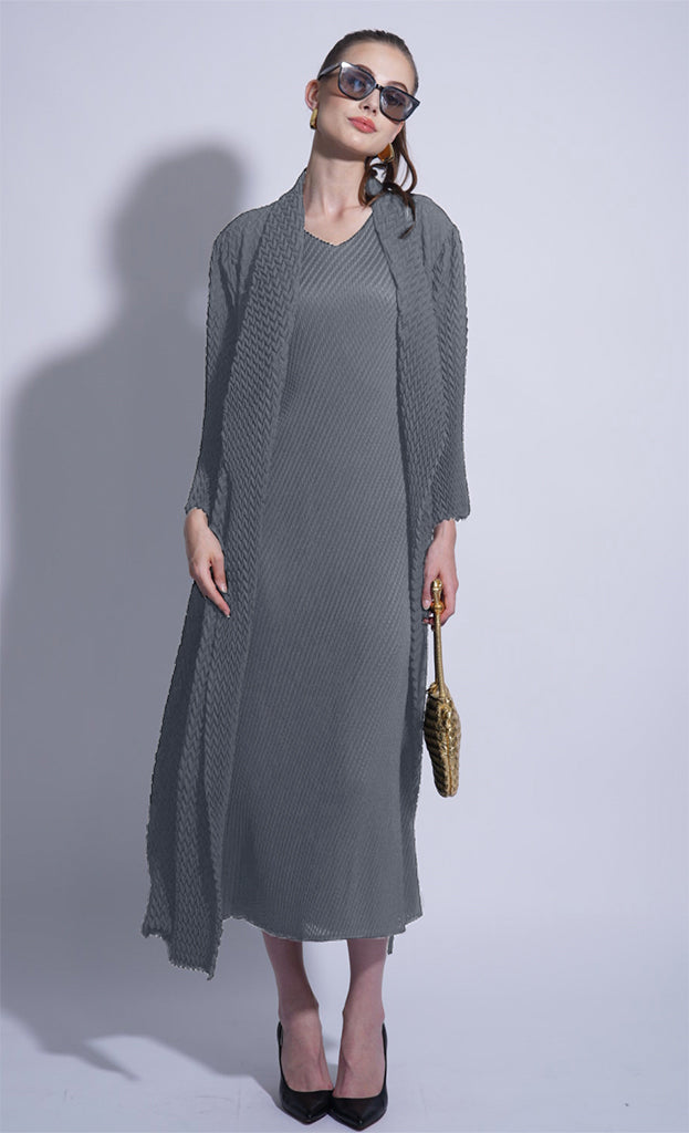 Miss Refined Cardigan in Ultimate Grey – LARNEY