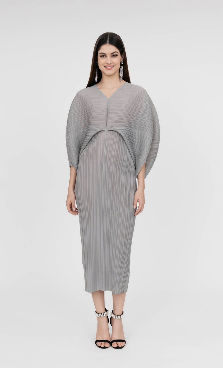 Miss Liberty Dress in Grey – LARNEY