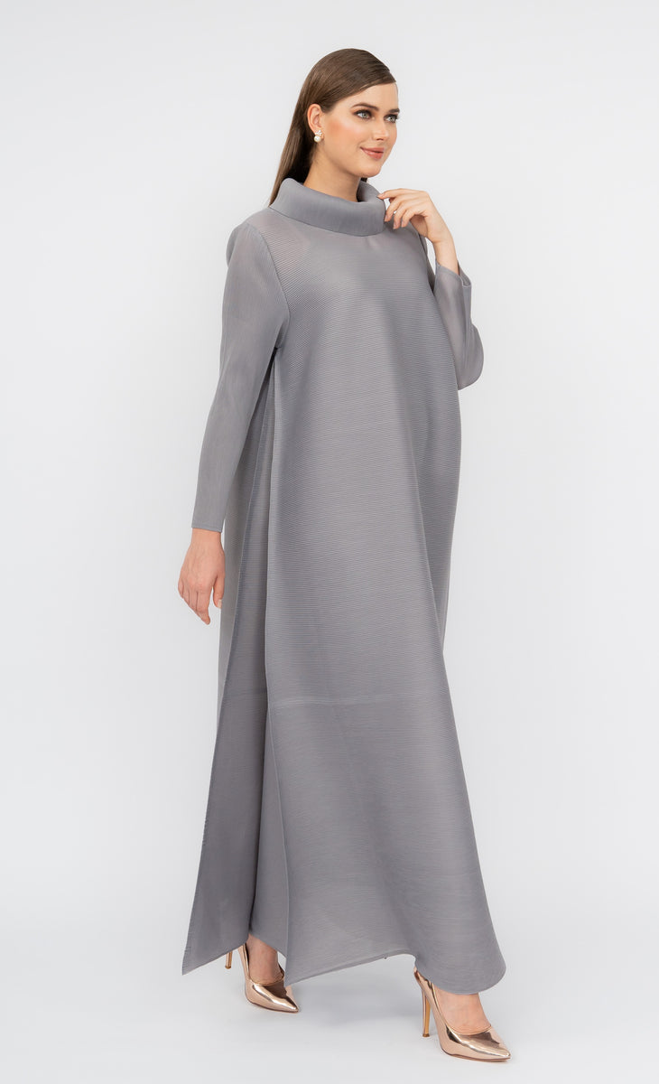Miss Majestic Abaya in Grey – LARNEY